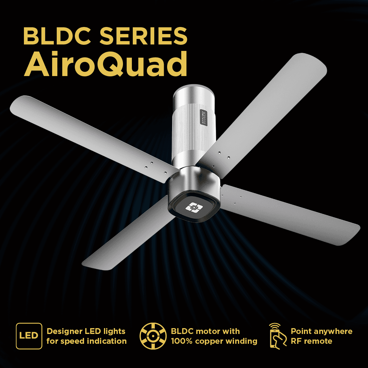 BLDC Ceiling Fans - Energy Efficient Premium Fans | EcoLink